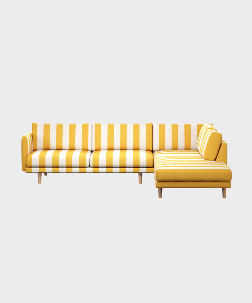 Lazy-kulmadivaani: Mega stripe | Hakola